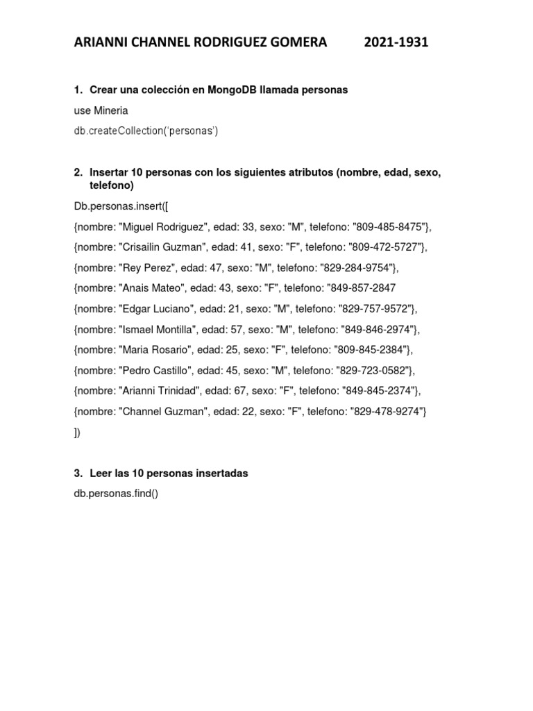 Introducción BD NoSQL | PDF