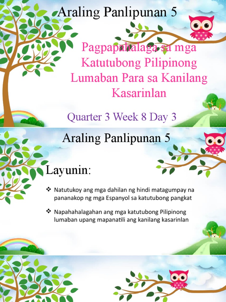 Pagpapahalaga Sa Mga Katutubong Pilipinong Lumaban para Sa Kanilang ...