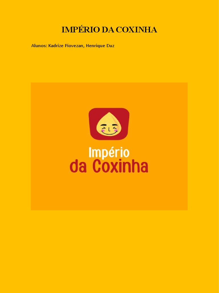 Tcc. Império Da Coxinha | PDF
