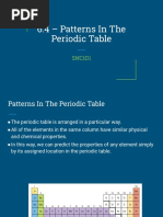 The Periodic Table (Grade 12 Chemistry) | PDF