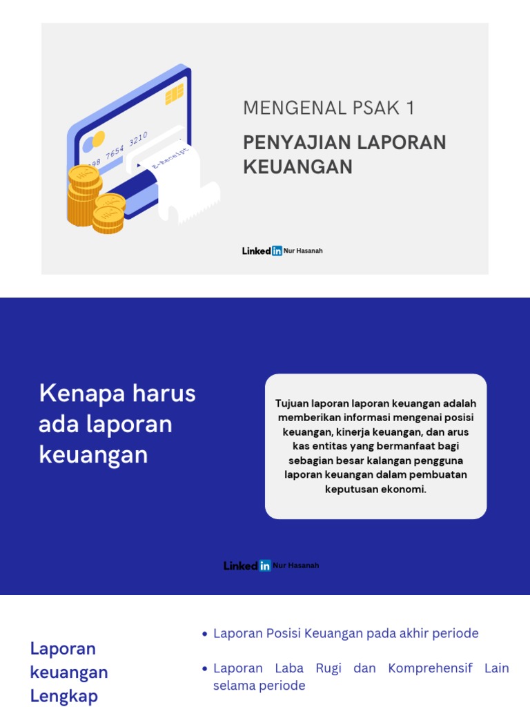 Penyajian Laporan Keuangan - PSAK 1 | PDF