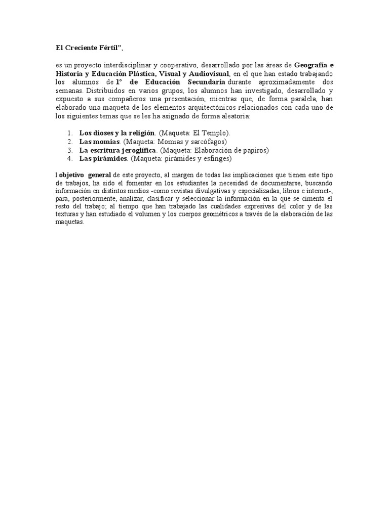 El Creciente Fértil" | PDF