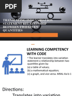 Lesson 15 Definition and Translation of Variation Statement | PDF | Variable (Mathematics ...
