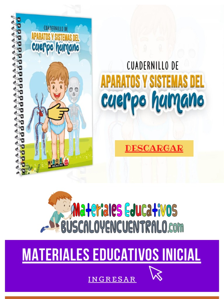 Cuadernillo de Aparatos y Sistemas Del Cuerpo Humano | PDF