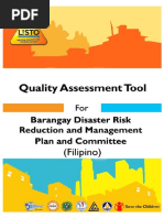 BDRRM Plan Template - Filipino Edited | PDF