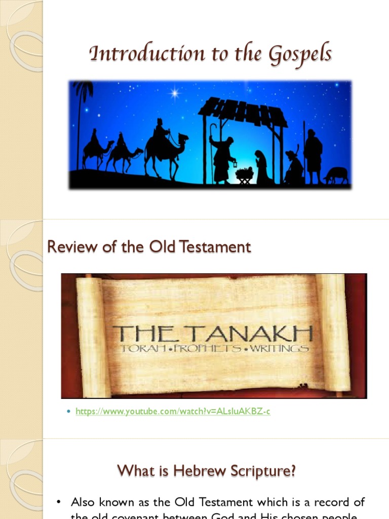 Topic 1 in RE 112 | PDF | Jesus | Old Testament