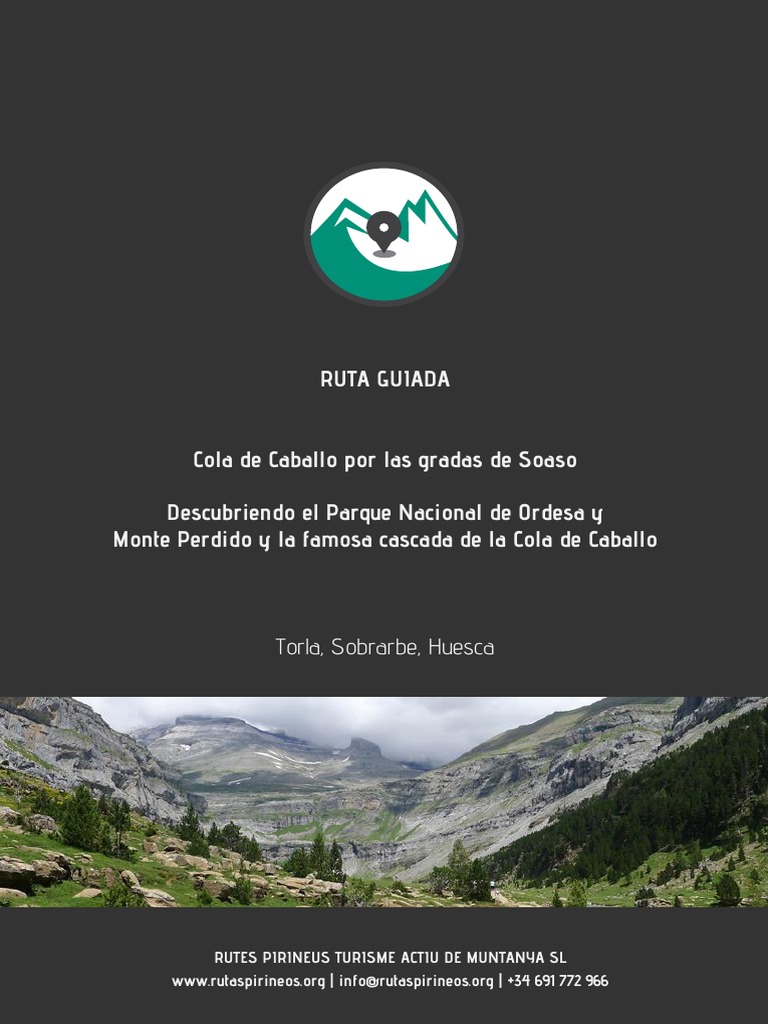 RUTASPIRINEOS Cola de Caballo Por Las Gradas de Soaso Ordesa | PDF