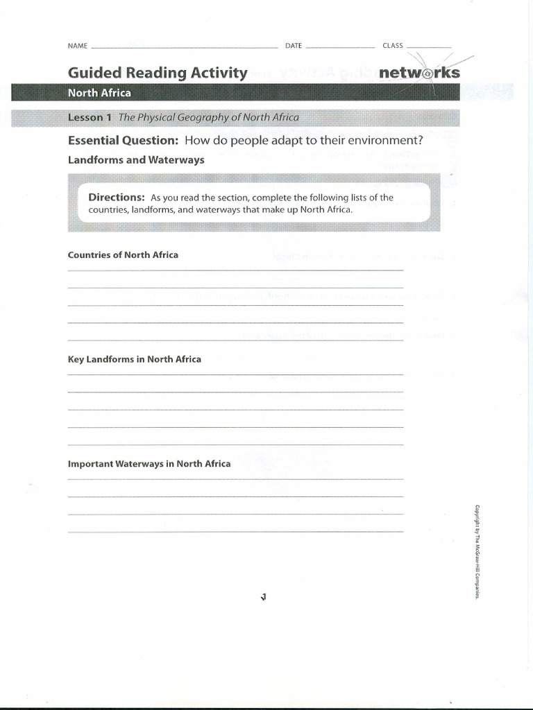 Sec 1 Guided Reading | PDF