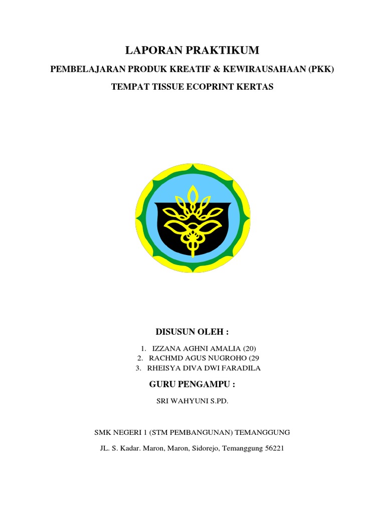 Laporan PKWU PTS | PDF