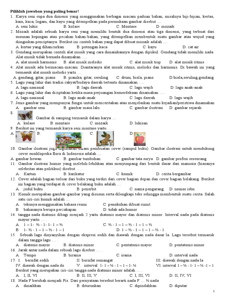 SBDP 6 | PDF | Kajian Bahasa Asing | Seni