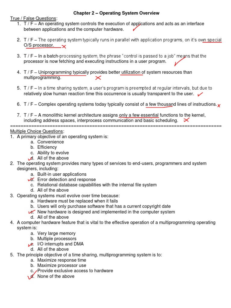 Sheet 2 2020 | PDF | Operating System | Kernel (Operating System)