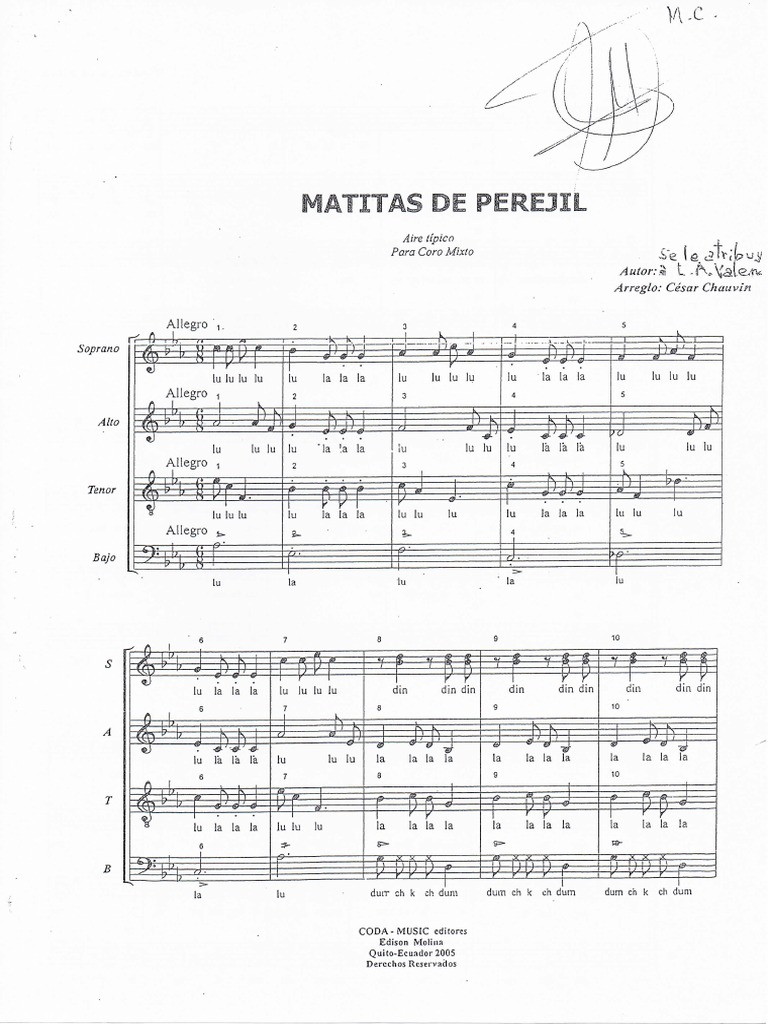 Matitas de Perejil | PDF