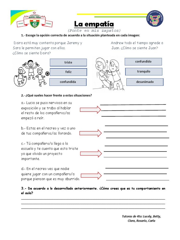La Empatía: (Ponte en Mis Zapatos) | PDF