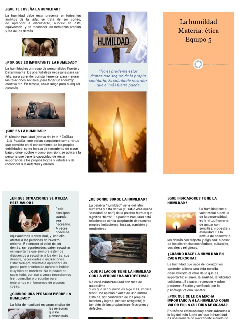 Humildad | PDF | Humildad | Virtud