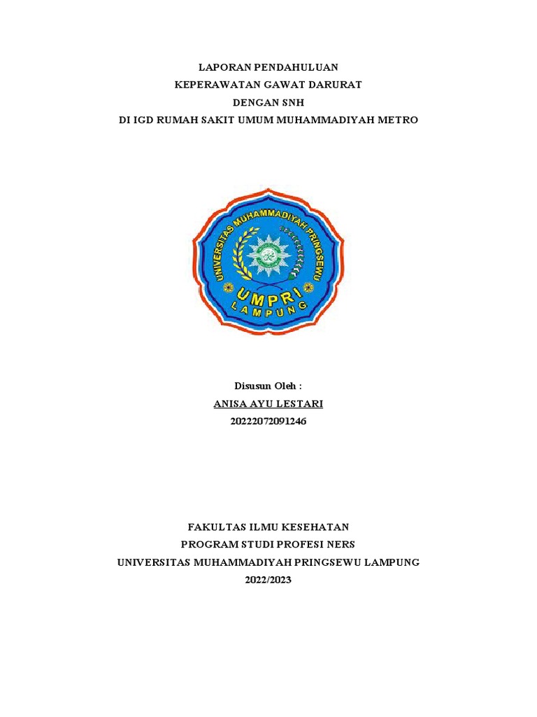 LP SNH Igd Anisa M3 | PDF