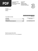 O2 Mobile Bill Summary and Details | PDF | Payments | Service Industries