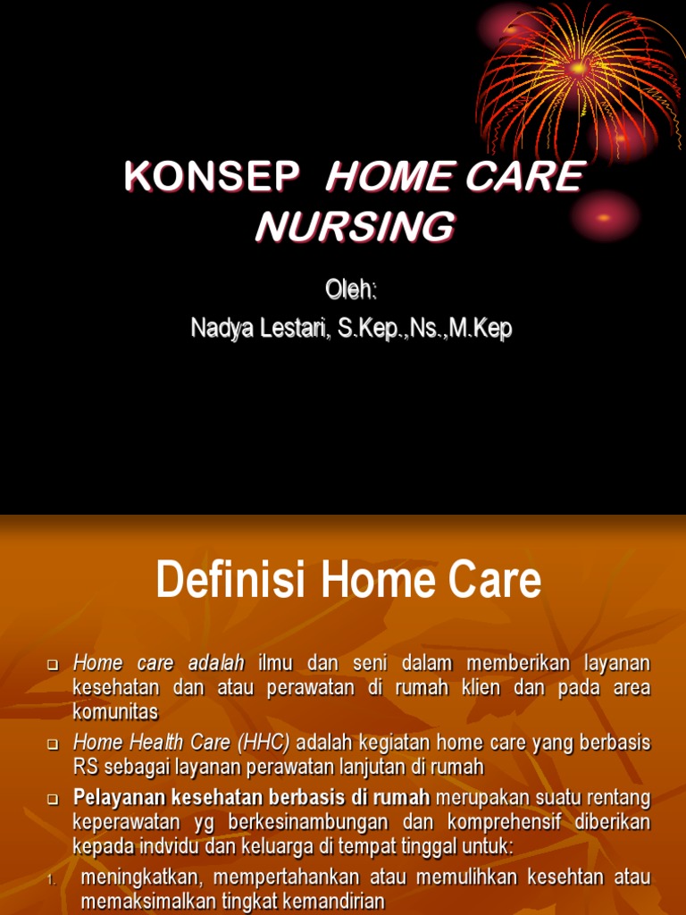 Konsep dan Tujuan Home Care | PDF