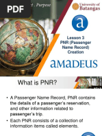 Amadeus Quick Reference PNR Formats - Part One | PDF | Airlines | Data