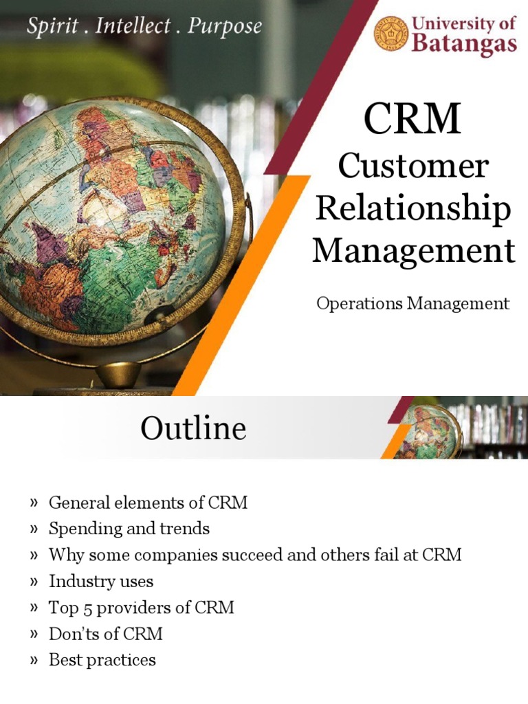Lesson 3 Customer Relationship Management | PDF | Customer Relationship ...