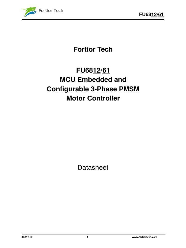Fortior Tech: Datasheet | PDF