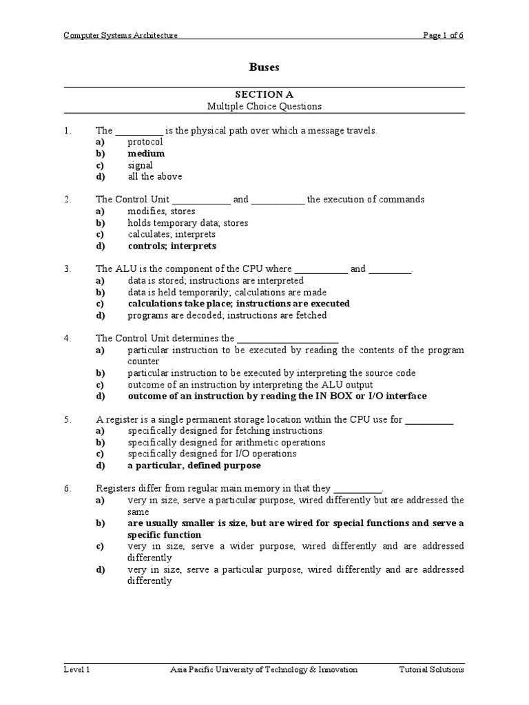 TS7. Bus & Pipeline | PDF | Central Processing Unit | Computer Data Storage
