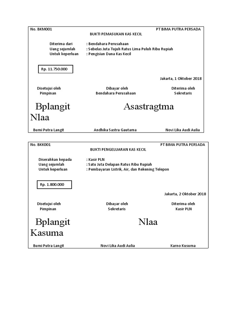 BKM&BKK Kelas Bu Tika | PDF