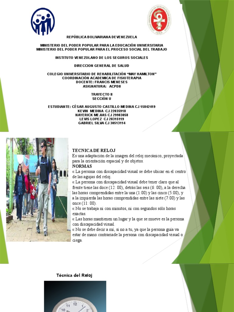 3entrenamiento Con La Tecnica Del Relog | PDF | Invalidez | Reloj