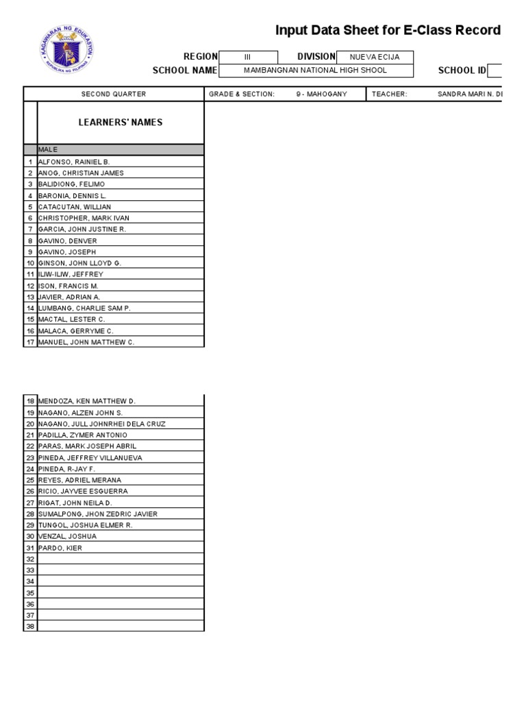 Grade 9 Mahogany 2nd Quarter | PDF Grade 9 Mahogany 2nd Quarter | PDF