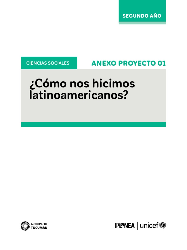 ¿Cómo Nos Hicimos Latinoamericanos?: Anexo Proyecto 01 | PDF | Mapa | Edades medias
