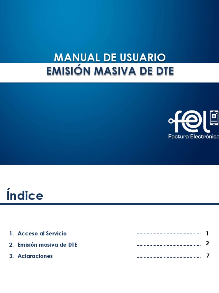 Manual-de-Usuario-Emision-Masiva-de-DTE | PDF | Software | Informática