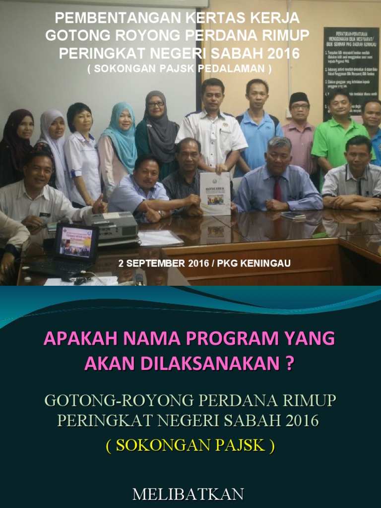 2016 Gotong Royong Perdana Rimup | PDF