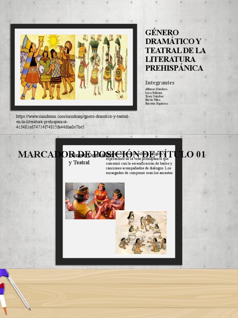 Género Dramático en Literatura Prehispánica | PDF