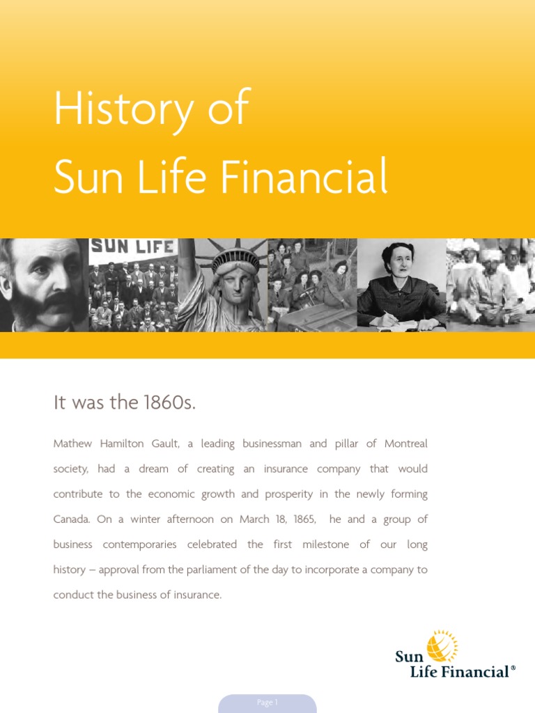 2013 2 History of Sun Life | PDF | Business | Financial Services