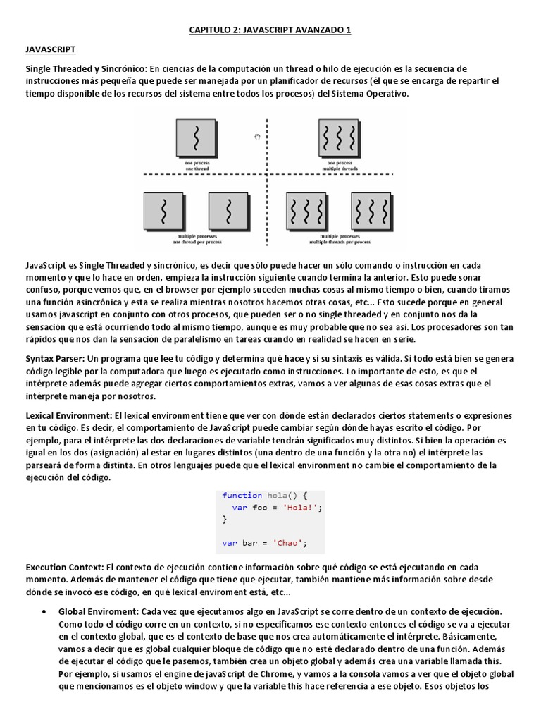 Capitulo 2 - Javascript Avanzado 1 | PDF | Lenguaje de programación ...