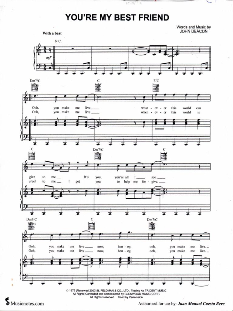 You R My Best Friend | PDF