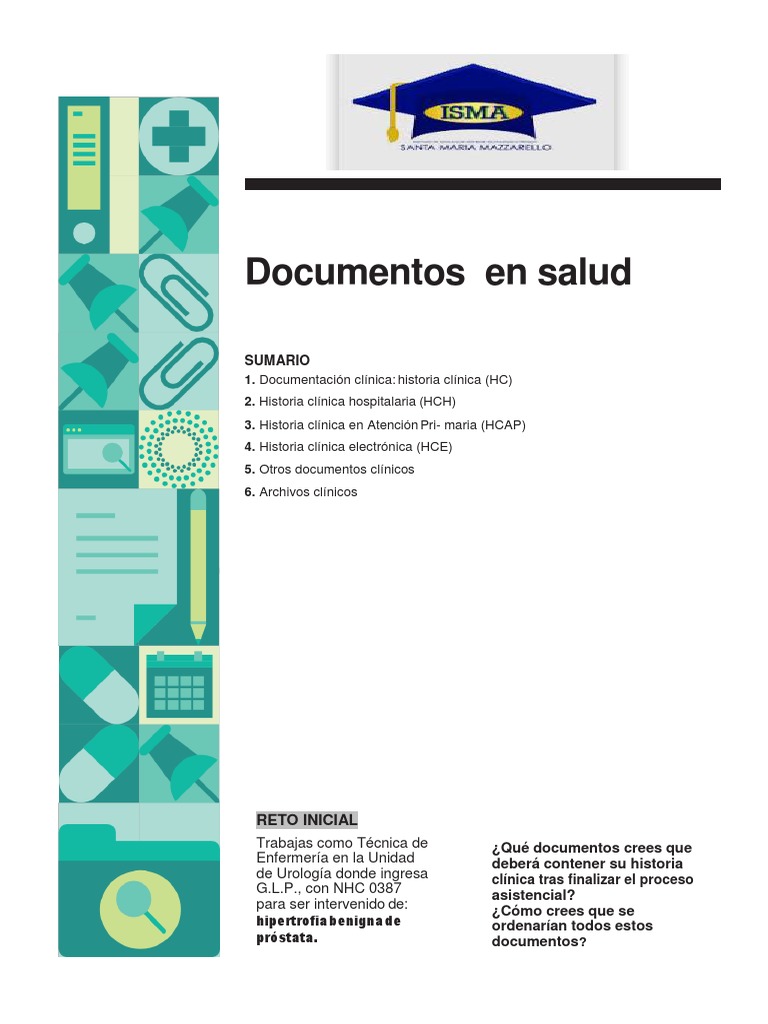 Documentos en Salud: Reto Inicial | PDF | Historial médico | Registro Electrónico de Salud