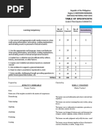 Table of Specification Introduction To The Philosophy of The Human ...