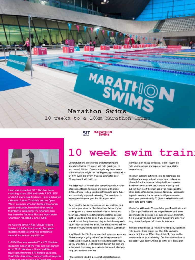 10k Plan Marathon | PDF | Swimming | Swimming (Sport)