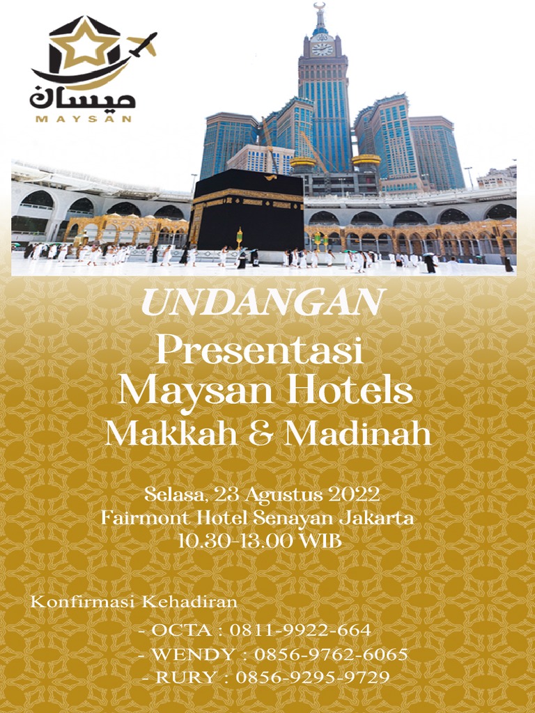 Undangan Presentasi Maysan | PDF