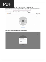Tutorial - Subir Tareas A Classroom | PDF