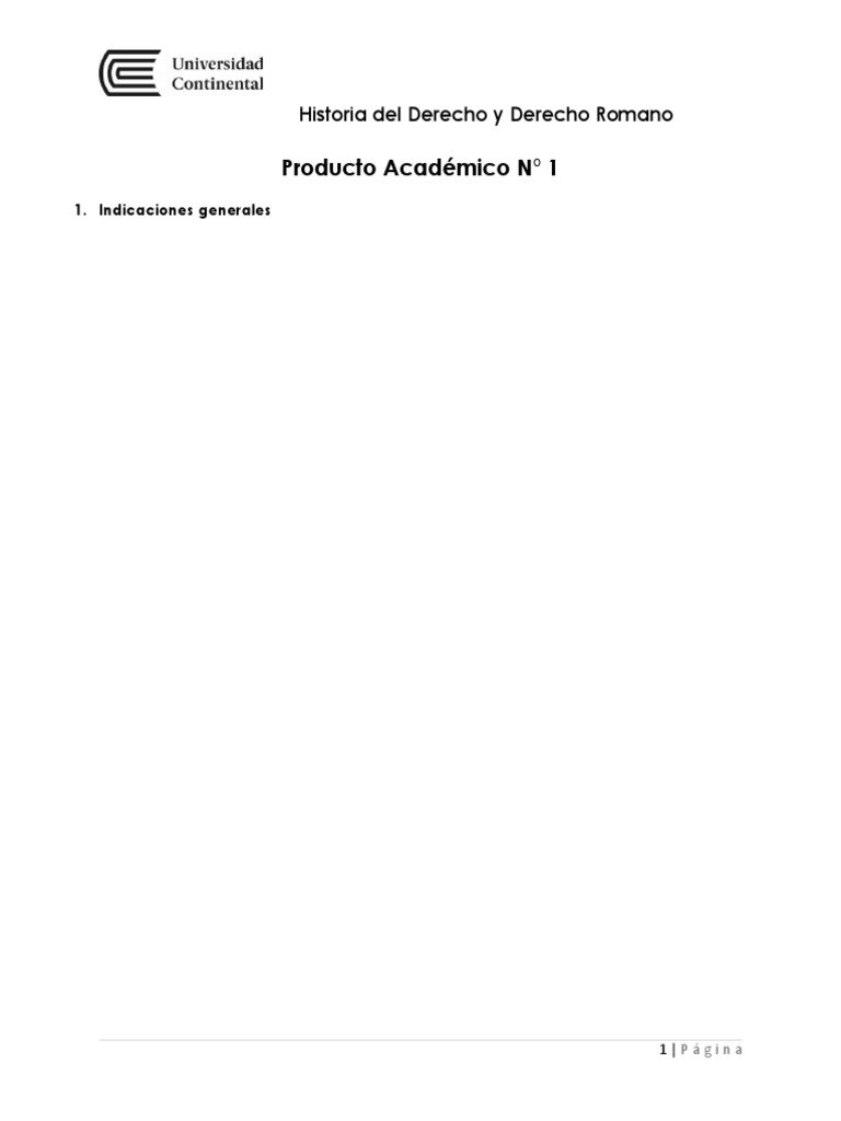 Producto Académico 01 | PDF