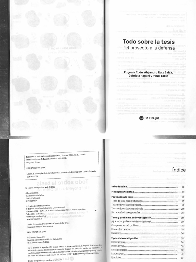 Texto-Todo Sobre La Tesis | PDF Texto-Todo Sobre La Tesis | PDF