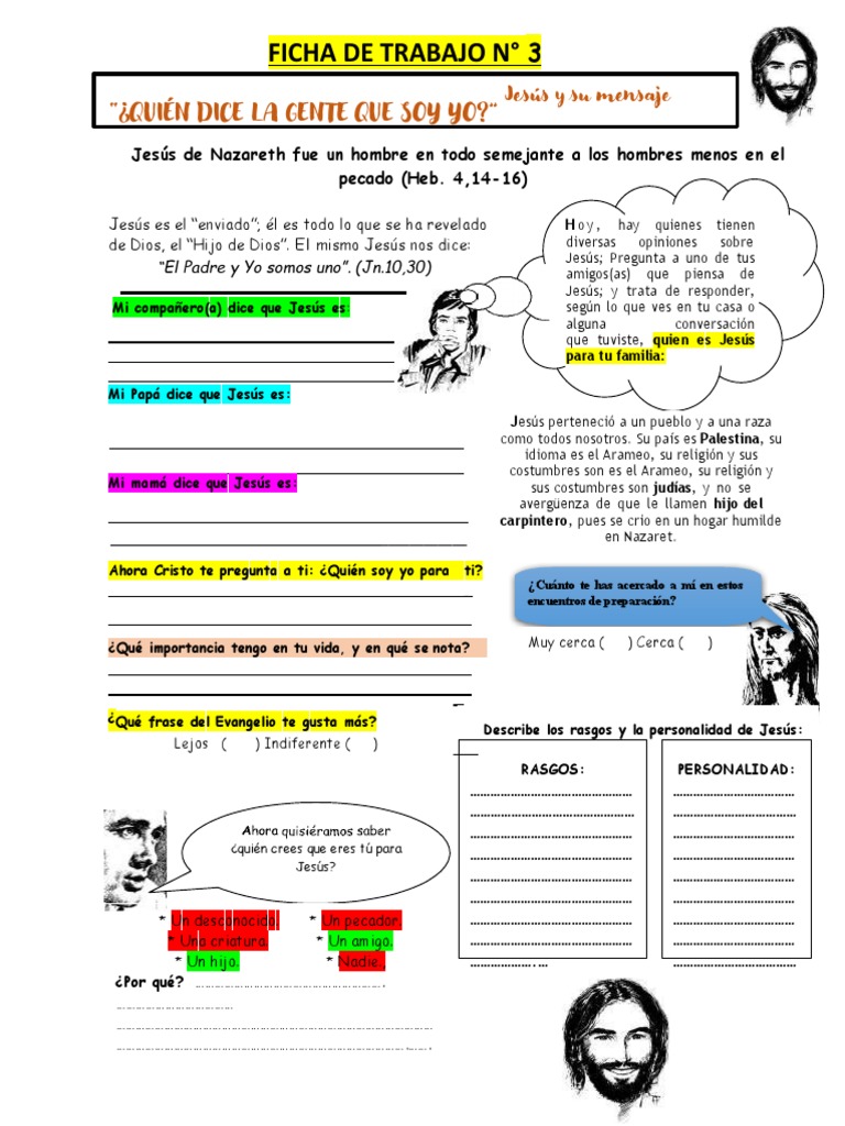 Religion - Quien Dice Que Soy Yo | Descargar gratis PDF | Jesús | Apóstol