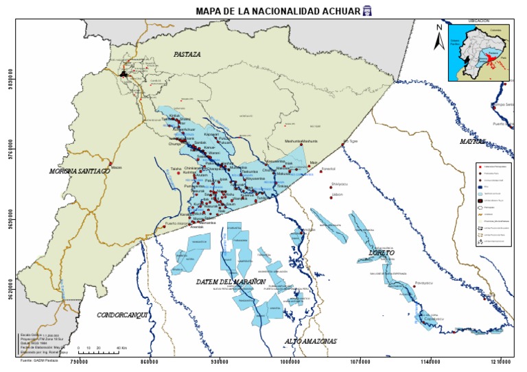 Mapa 2 Achuar | PDF | Perú