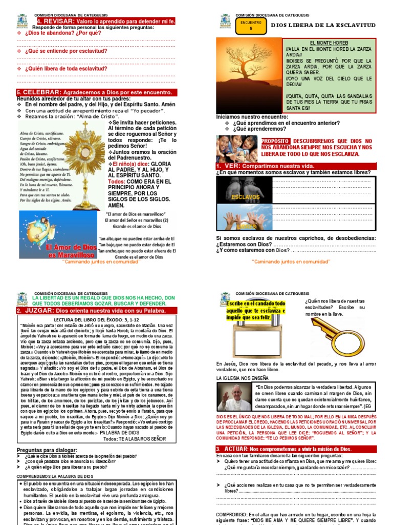 Dios Libera de La Esclavitud | PDF | Moisés | Oración