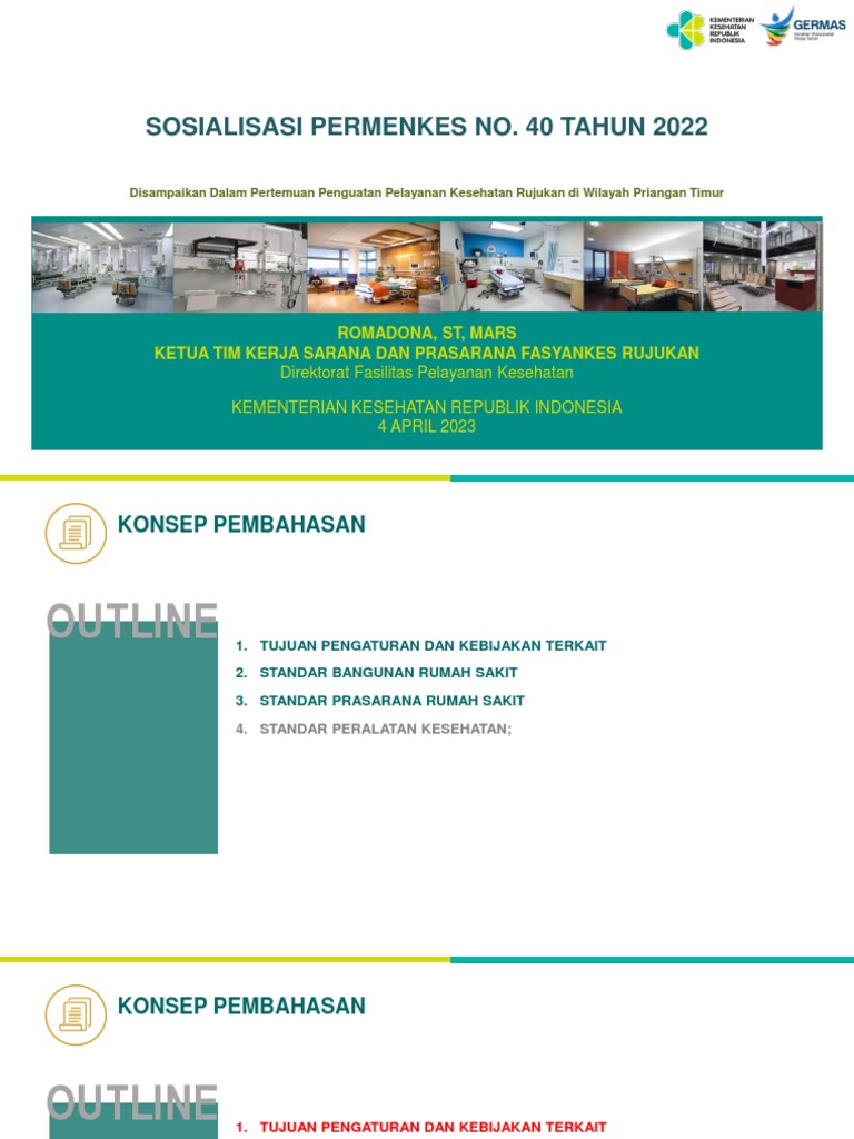 Paparan Permenkes 40 th.2022 | PDF