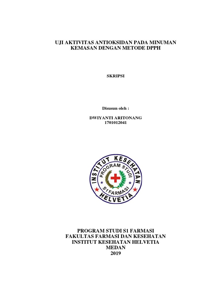 Aktivitas Antioksidan Minuman DPPH | PDF | Pengembangan Diri