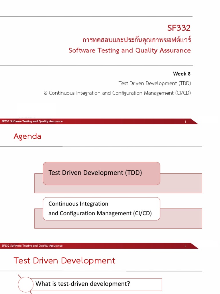 WK8-Test Driven Development and CICD | PDF | Test Driven Development ...
