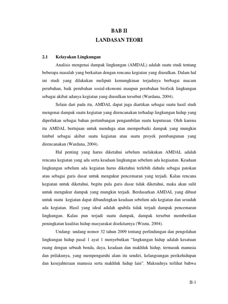 Bab Ii Landasan Teori | PDF