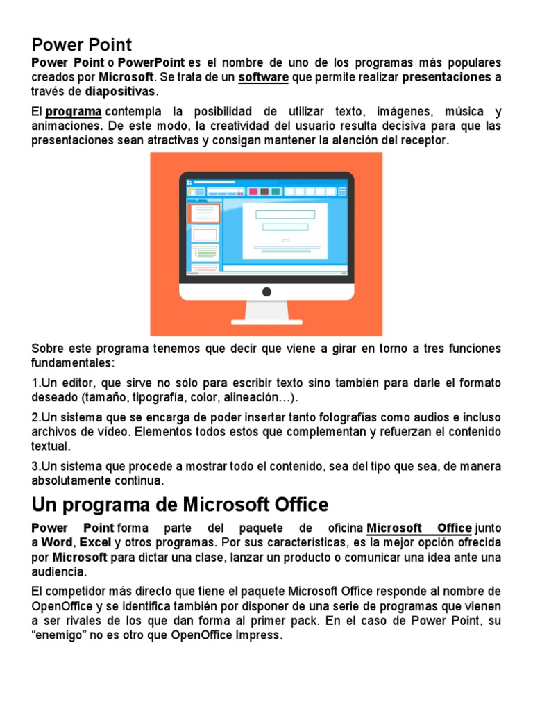 lectura pp | PDF | Microsoft PowerPoint | Informática